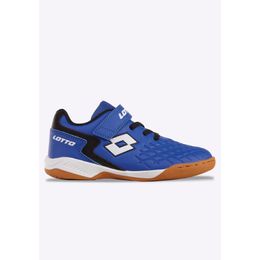 Hallenschuh Lotto, M&auml;dchen, Gr. 31, blau, schwarz, Synthetik, Schuhe Hallenschuh, - auch f&uuml;r den Hallensport