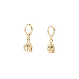 Fr&auml;ulein Wunder Fr&auml;ulein Wunder Earrings 'Elefant' female Gold size One Size