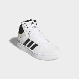 Sneaker adidas Sportswear "HOOPS MID CLASSIC", Damen, Gr. 35,5, cloud wei&szlig;, core schwarz, orbit grau, Synthetik, Schuhe Sneaker, f&uuml;r Kinder & Jugendliche