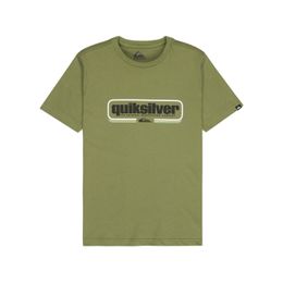 T-Shirt Quiksilver "Ev Box Shaped", Jungen, Gr. 10, loden gr&uuml;n, Obermaterial: 100% Baumwolle;, Shirts T-Shirt