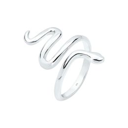Elli Ring 'Schlange' Damen Gr&ouml;&szlig;e 50/60 silber