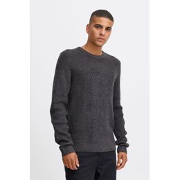 Strickpullover Blend "BHPullover", Herren, Gr. 3XL, schwarz, Grobstrick, 80% Polyacryl, 20% Nylon, meliert, Basic, regular fit normal, Rundhals, weit, Pullover Strickpullover, Klassischer Grobstrickpullover mit Rundhalsausschnitt