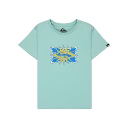Quiksilver Jungen T-Shirt "Ev Starfish Stamp"blau haze, Gr. 4, Obermaterial: 70% Baumwolle, 30% Baumwolle;, Shirts