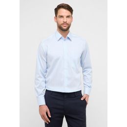 Langarmhemd Eterna "COMFORT FIT", Herren, Gr. 40, Normalgr&ouml;&szlig;en, himmelblau, Twill, 100% Baumwolle, normal, Manschette, Hemden, NON IRON (b&uuml;gelfrei)