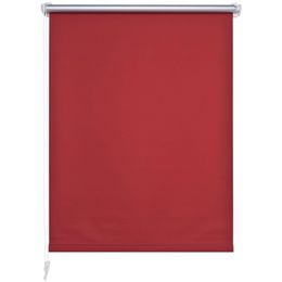 Seitenzugrollo Liedeco Gr. 4, rot, B:45cm H:150cm, Polyester, Rollos, Seitenzugrollo