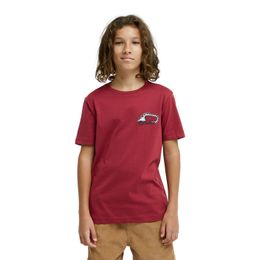 T-Shirt Quiksilver "Skeleton Ride", Jungen, Gr. 10, burnt russet, Shirts T-Shirt