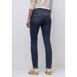 Slim-fit-Jeans Street One, Damen, Gr. 32, L&auml;nge 32, dunkelblau soft wash, Jeans, 98% Baumwolle, 2% Elasthan, unifarben, kn&ouml;chellang, Jeans Slim-fit-Jeans, 5-Pocket-Style