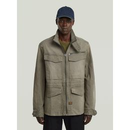 G-Star Raw Outdoorjacke G-STAR "Rovic Slim Field Jacke", Gr. L, vintage dust turf, Obermaterial: 50% Baumwolle, 48% Baumwolle, 2% Elasthan, Jacken Outdoorjacke