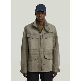 G-Star Raw Outdoorjacke G-STAR "Rovic Slim Field Jacke", Herren, Gr. XXL, vintage dust turf, Obermaterial: 50% Baumwolle, 48% Baumwolle, 2% Elasthan, Jacken Outdoorjacke