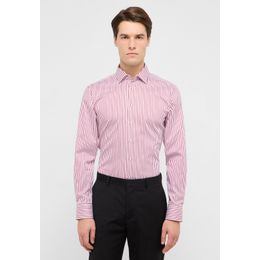 Langarmhemd Eterna "SLIM FIT", Herren, Gr. 38, Normalgr&ouml;&szlig;en, rot, Hemden, NON IRON (b&uuml;gelfrei)