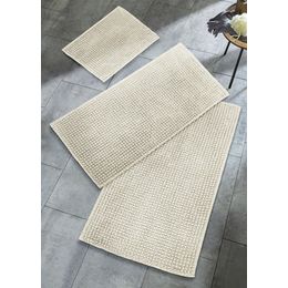 bonprix Badematte Chenille, beige