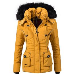 Marikoo Winter Jacket 'Vanilla' female Yellow size XL