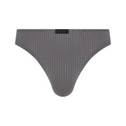 String Bruno Banani "ANTISTRESS 2.0", Herren, Gr. S, anthrazit, Feinripp, Obermaterial: 90% Polyamid, 10% Elasthan, Unterhosen String
