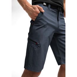 Bermudas Maier Sports "Nil Bermuda", Herren, Gr. 48, Normalgr&ouml;&szlig;en, grau, 90% Polyamid, 10% Elasthan, Hosen Bermudas, kurze Herren Wanderhose, moderne Outdoor-Bermuda, Trekkinghose