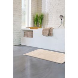 Badematte Grund Gr. 3, beige (natur), rechteckig (70cm x 120cm ), 1 Stk., Badematten, Badematte