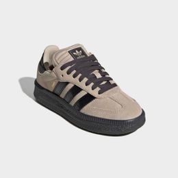 Sneaker adidas originals "SAMBA XLG", Damen, Gr. 35,5, stone khaki, core schwarz, utility schwarz, Leder, Schuhe Sneaker, f&uuml;r Kinder & Jugendliche
