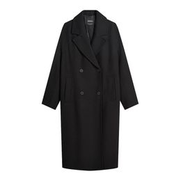 Bershka Between-Seasons Coat female Black size S
