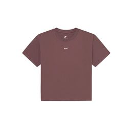 Nike Sportswear T-Shirt 'ESSNTL' M&auml;dchen Gr&ouml;&szlig;e 128/138 burgunder