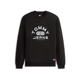 Tommy Jeans Sweatshirt Herren Gr&ouml;&szlig;e S schwarz / wei&szlig;