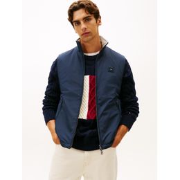 Wendeweste Tommy Hilfiger "LW REVERSIBLE", Herren, Gr. L, desert sky, Web, Obermaterial: 100% Polyester, normal, Westen, von beiden Seiten tragbar, Stehkragen, 2-Wege-Rei&szlig;verschluss