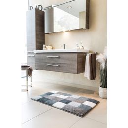 Badematte Grund Gr. 3, grau (taupe), rechteckig (60cm x 100cm ), 1 Stk., Badematten, Badematte