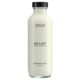 Scottish Fine Soaps Au Lait Bathing Milk 440ml Glass Bottle