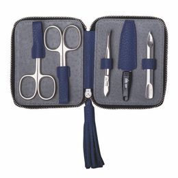 Erbe Solingen Manicure Rv-Etui Dunkelblau 5-Tlg Serie "Tivoli"