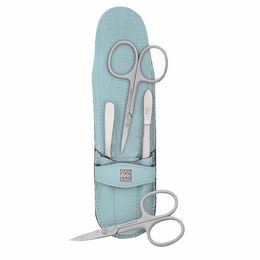 Erbe Solingen Manicure Stecketui Inox Mint 4-Tlg Nagel- & Hautschere, Serie "Piemont" Limited Editon
