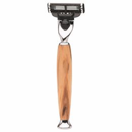 ERBE&reg; Rasierer Gillette Mach3 Olivenholz