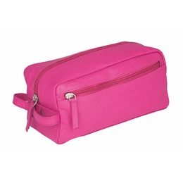 ERBE&reg; Kulturtasche Klein, Leder Pink