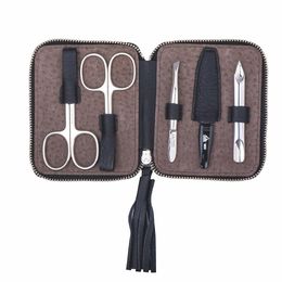 Erbe Solingen Manicure Rv-Etui Schwarz 5-Tlg Serie "Tivoli"