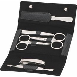 Erbe Solingen Manicure Dk-Etui Carbon Inox 6-Tlg