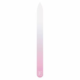 Erbe Solingen Glasfeile "Soft-Touch Pastell" Rosa 140x3mm,Zweiseitig, Box Rosa