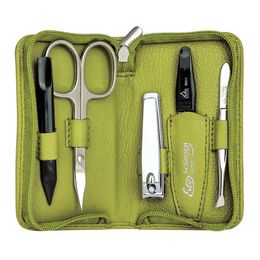 Erbe Solingen Manicure Etui Rv Gr&uuml;n 5-Tlg
