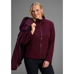 Maier Sports sheego Gro&szlig;e Gr&ouml;&szlig;en Doppeljacke, rich soil, Gr&ouml;&szlig;e 44 - Damen