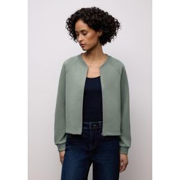 Cardigan Street One, Damen, Gr. 34, schwarz mint gr&uuml;n, Stoff, 46% Modal, 46% Polyester, 8% Elasthan, unifarben, normal normal, Rundhals, B&uuml;ndchen, Strickjacken, aus elastischem Materialmix