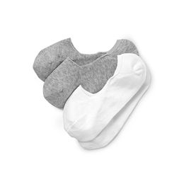 Tchibo - 2 Paar Sneaker-F&uuml;&szlig;linge - Damen - Gr. 39-42 - wei&szlig;