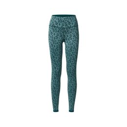 Tchibo - Wende-Sporttight - Damen - Gr. XL - smaragdgr&uuml;n/print