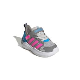 adidas Sportswear Sportschuh 'LIGHTORAMA' M&auml;dchen Gr&ouml;&szlig;e 20 neonblau / hellgrau / dunkelgrau / pink