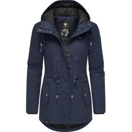 Ragwear Winterparka 'Monadis' Damen Gr&ouml;&szlig;e L navy / braun / schwarz / wei&szlig;