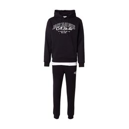 Jack & Jones JACK & JONES Jogginganzug 'JJMAKOTO' Herren Gr&ouml;&szlig;e M schwarz / wei&szlig;