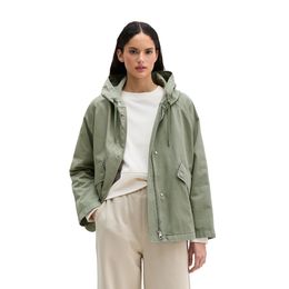 Marc O'Polo Outdoorjacke MARC O'POLO "aus Organic Cotton-Twill", Damen, Gr. 42, fresh sage, Obermaterial: 100% Baumwolle; Futter: 100% Baumwolle, unifarben, relaxed fit, normaler Saum, Jacken Outdoorjacke