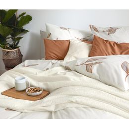 Tchibo - Premium-Baumwoll-Bettw&auml;sche - beige