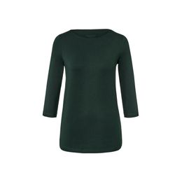 Tchibo - Shirt mit 3/4-Arm - Damen - Gr. S - dunkelgr&uuml;n
