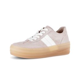 Gabor Damen Sneaker "Sneaker low Rauleder", Gr. 37rosa, Schuhe