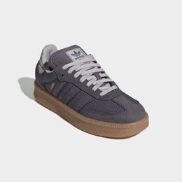 Sneaker adidas originals "SAMBA XLG", Damen, Gr. 44,5, aurora onix, aurora onix, gum4, Leder, Textil, Schuhe Sneaker