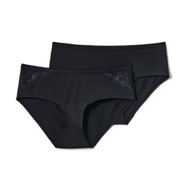 Tchibo - 2 Pantys - Damen - Gr. XL - schwarz