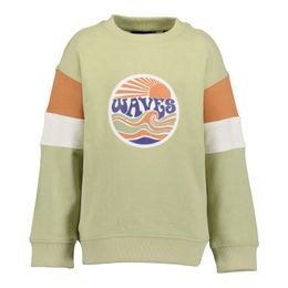 Sweater Blue Seven "Blue Seven Sweatshirt", Jungen, Gr. 116, 7510, khaki, 100% Baumwolle, normal normal, Rundhals, gerader Abschluss, Sweatshirts Sweater