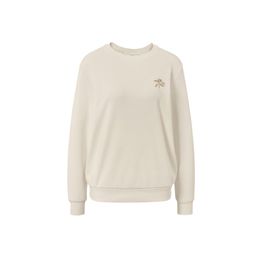Tchibo - Sweatshirt mit Stickerei - Damen - Gr. S - creme