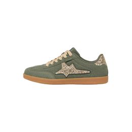 Only Sneaker 'ONLSANDRA' Damen Gr&ouml;&szlig;e 39 gold / oliv